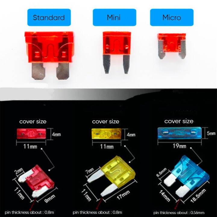 Mini Micro Standard Auto Car Fuses 10A 15A 20A | Lazada PH