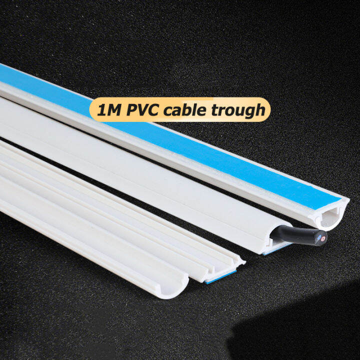 1M PVC wall line cover Cable Concealer cable hiding organizer Soft cord ...