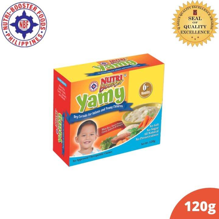 NUTRI BOOSTER YAMY 120g PORRIDGE PUREE CEREAL FOOD PICKY EATER WEIGHT ...