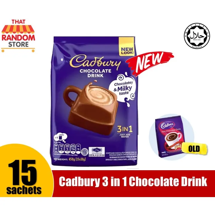 Cadbury 3 in 1 Chocolate Drink | Lazada