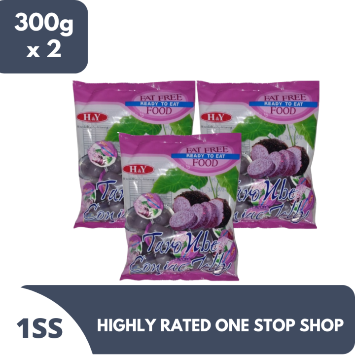 H&Y Taro Ube Conjac Jelly 300g x 3 | Lazada PH