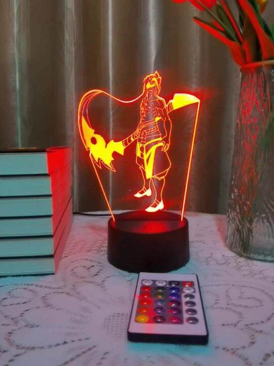 ใหม่ LOL League of Legends เกมรูป kayn jinx 3D LED Neon Night Light ...