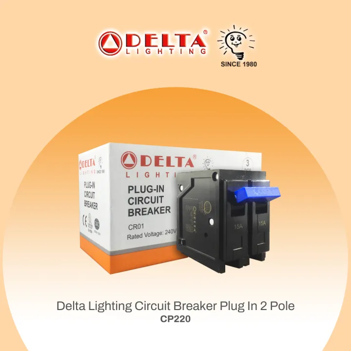 Delta Lighting Circuit Breaker Plug-In 15A, 20A, 30A, 50A, 60A | Lazada PH