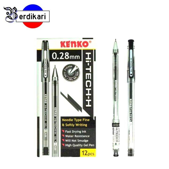 Pulpen Kenko Hi Tech H 0.28 mm Gel Pen | Lazada Indonesia