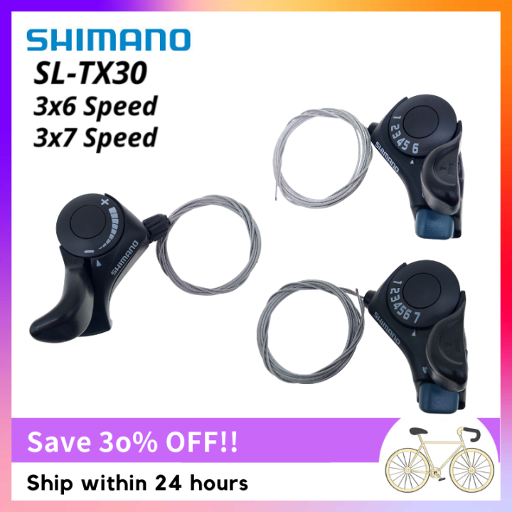 Shimano Bao Gồm Cần Gạt Số Xe Đạp Tourney SL TX30 6 7S 18 21 Tốc Độ Bộ ...