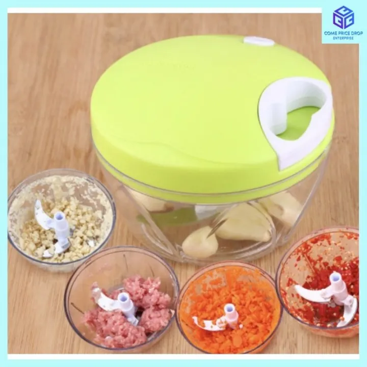 COME PRICE DROP Chopper Vegetable Cutter And Slicer Manual Food Chopper ...