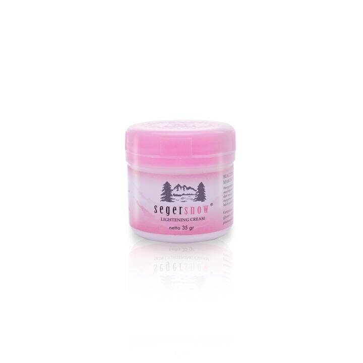 Seger Snow Kuning Pink Pot Kaca Vanishing Lightening Moisturizing ...