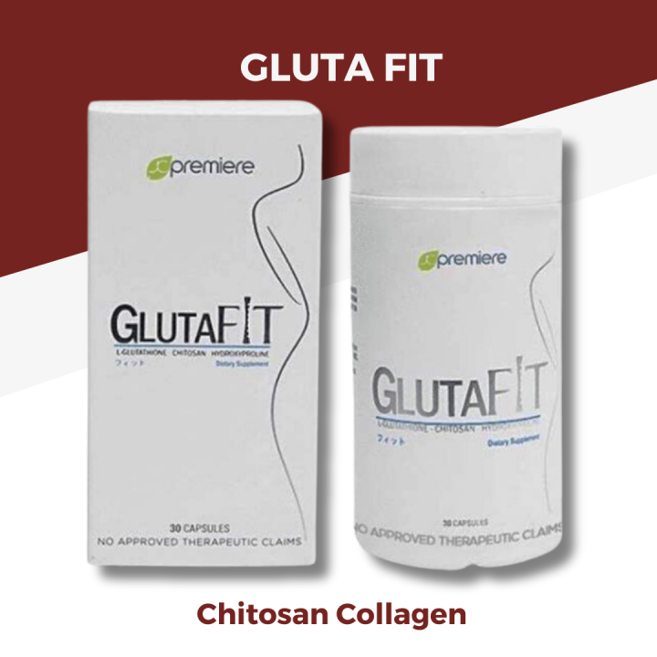 JC PREMIERE Products GlutaFit L-Glutathione, Chitosan, Hydroxyproline ...