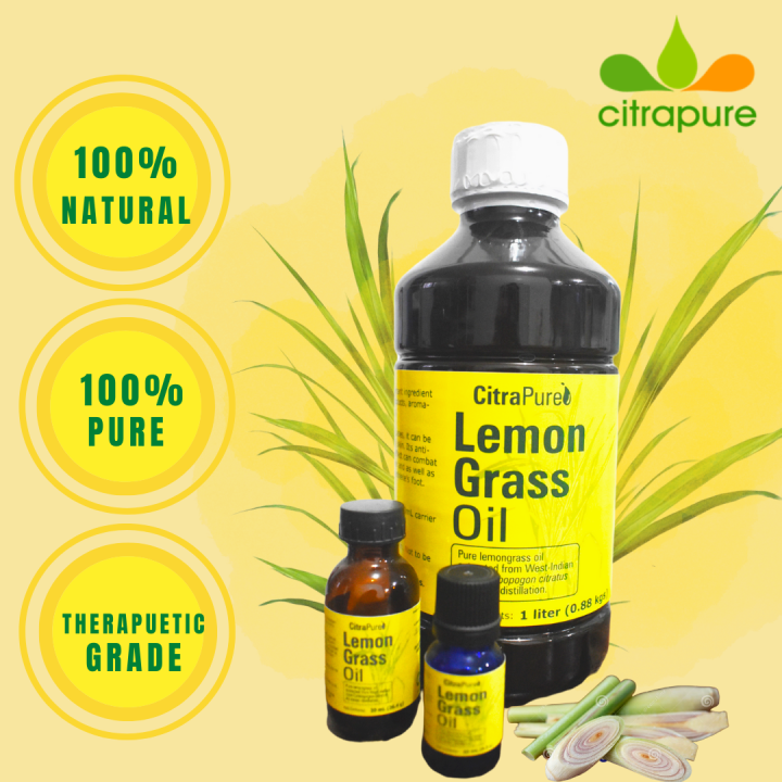 CitraPure Lemongrass Pure Essential Oil | Lazada PH