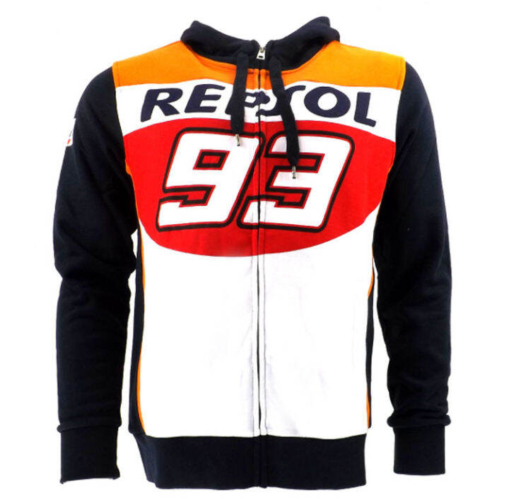 Honda Repsol 93เสื้อฮู้ดกันหนาวมอเตอร์ไซค์,เสื้อฮู้ดสำหรับแข่งรถ ...