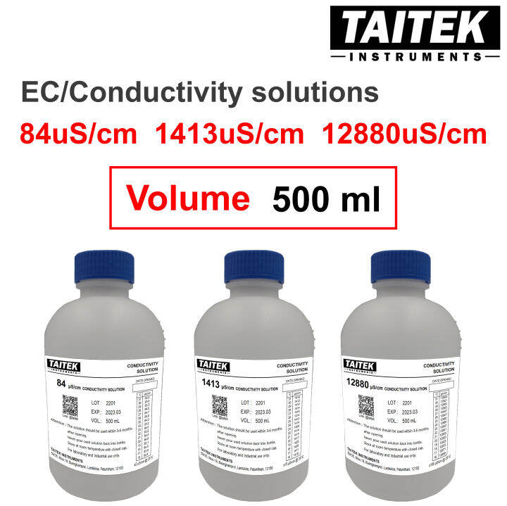 Conductivity(EC) Solution 84 1413 12880 µS/cm Calibration Solutions for ...