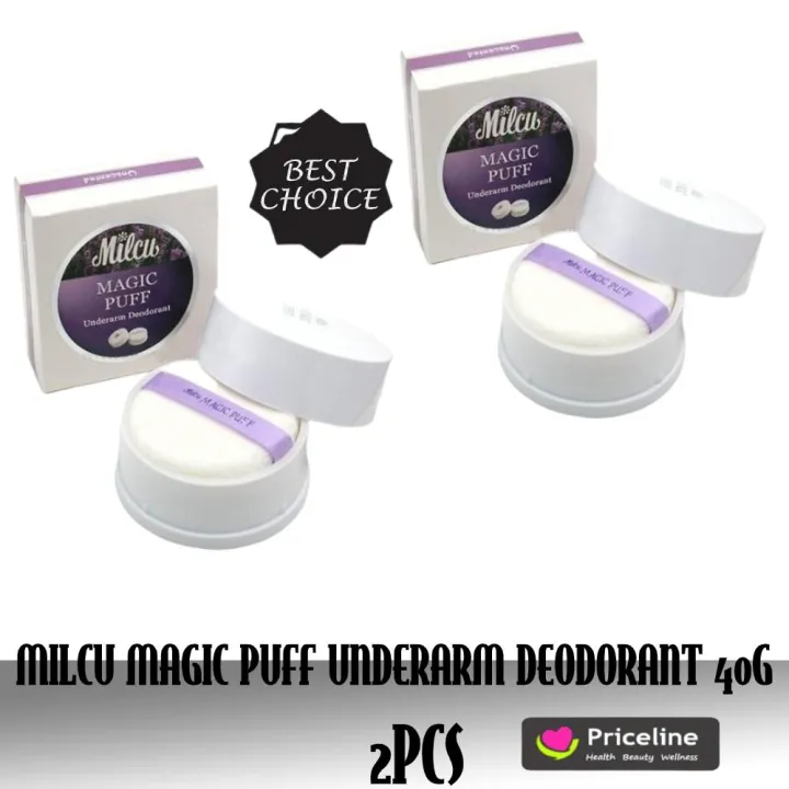 Milcu Magic Puff Underarm Deodorant 40g - 2pcs | Lazada PH