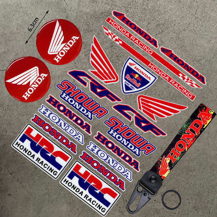 Honda Reflective Off-road Motorcycle Sticker HRC Decal Is Suitable for ...