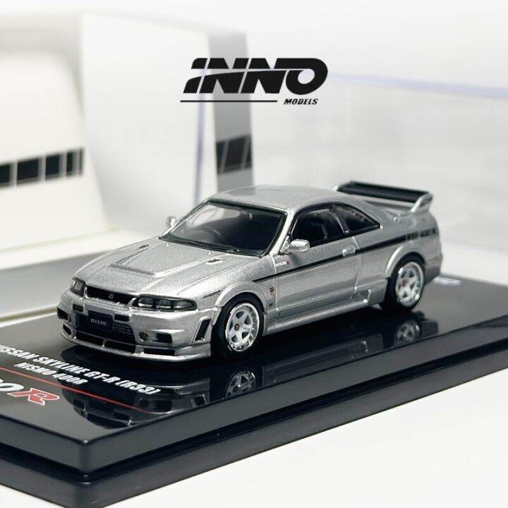 INNO 1:64 SKYLINE GTR R33 NIO 400R Sonic Silver Alloy Car Model | Lazada PH