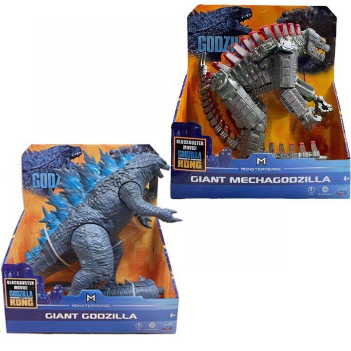 28CM Godzilla Vs Kong Film Action Figure Light Sound Moving Toys Mecha ...