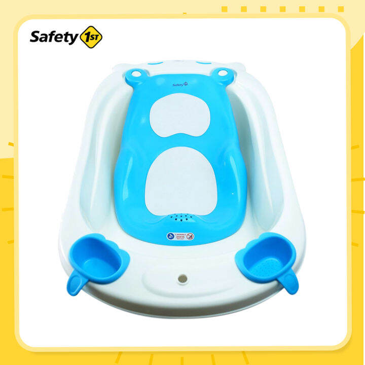 Safety 1st Baby Bear Baby Bath Tub (Blue) | Lazada PH