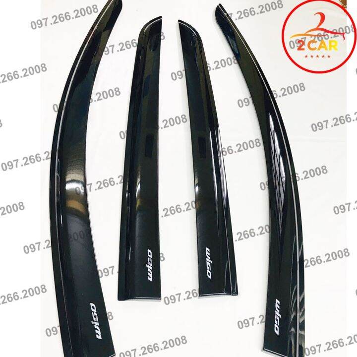 Vè che mưa xe Toyota Wigo 2018- 2020, 2021, 2022, 2023, 2024 nhựa đen ...