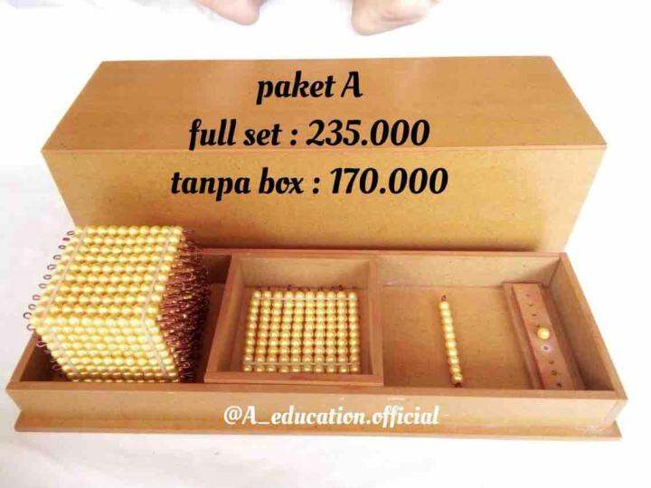Golden bead to decimal system Montessori | Lazada Indonesia