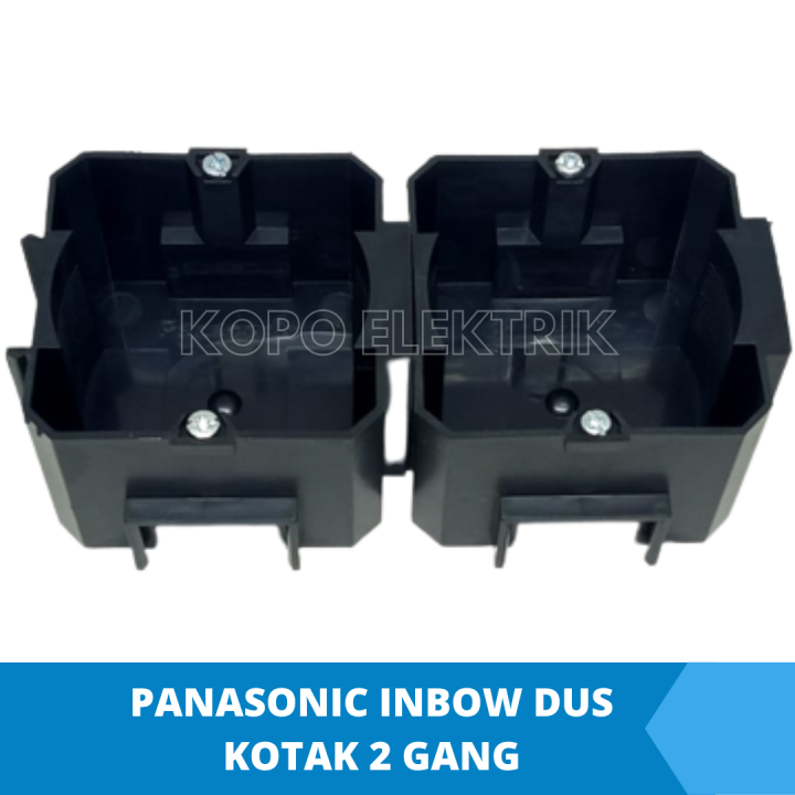 INBOW Dus untuk pasangan Saklar / Stopkontak 2 gang Panasonic | Lazada ...