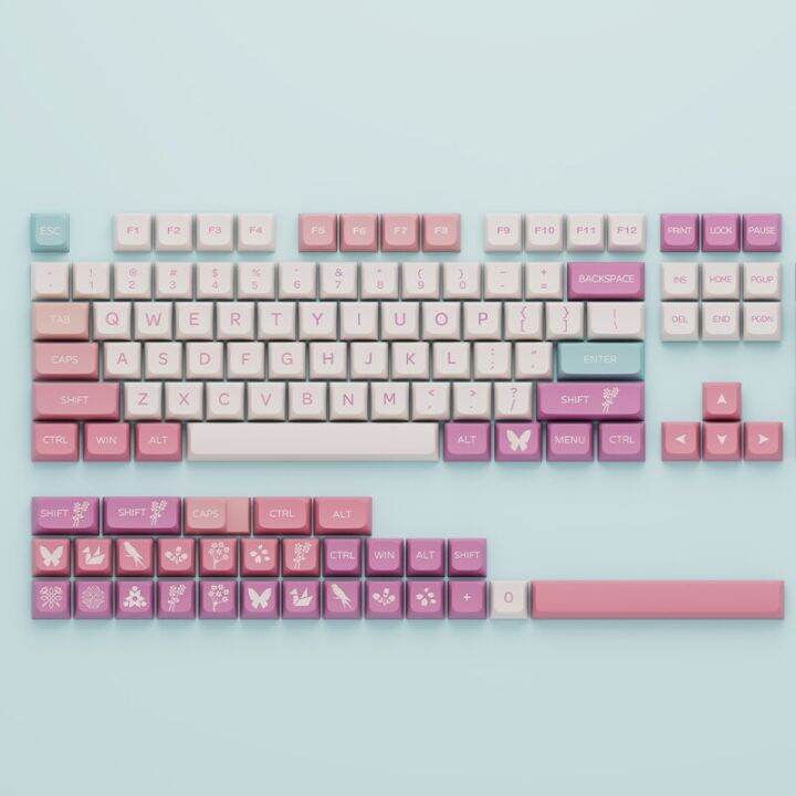 Sunset Keycap Dye Sublimation XDA Profile 137Keys Keycap Set with 1.75U ...