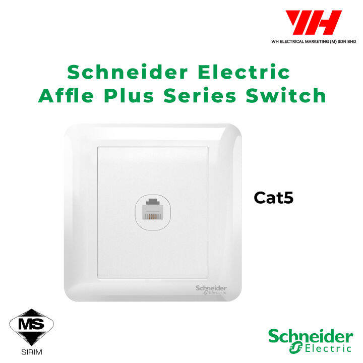 Schneider Electric Affle Plus Series Cat5/Cat6/Bell/TV/Gang Press ... Schneider Electric Affle Plus Series Cat5/Cat6/Bell/TV/Gang Press ...