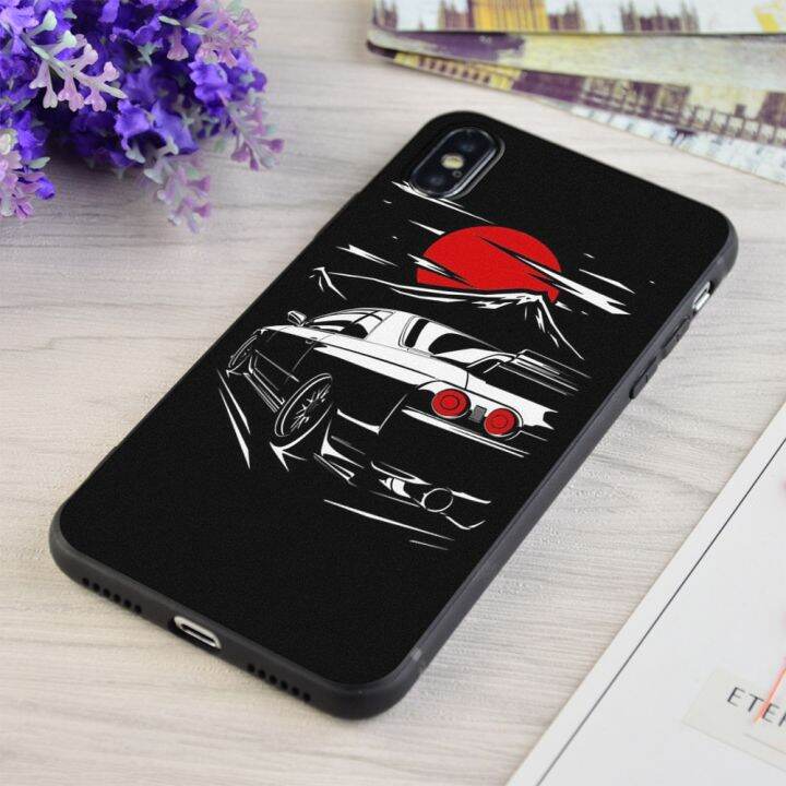 Nissan Skyline Gtr 32 Haruna Print Silicone Matt Case For Apple iPhone ...