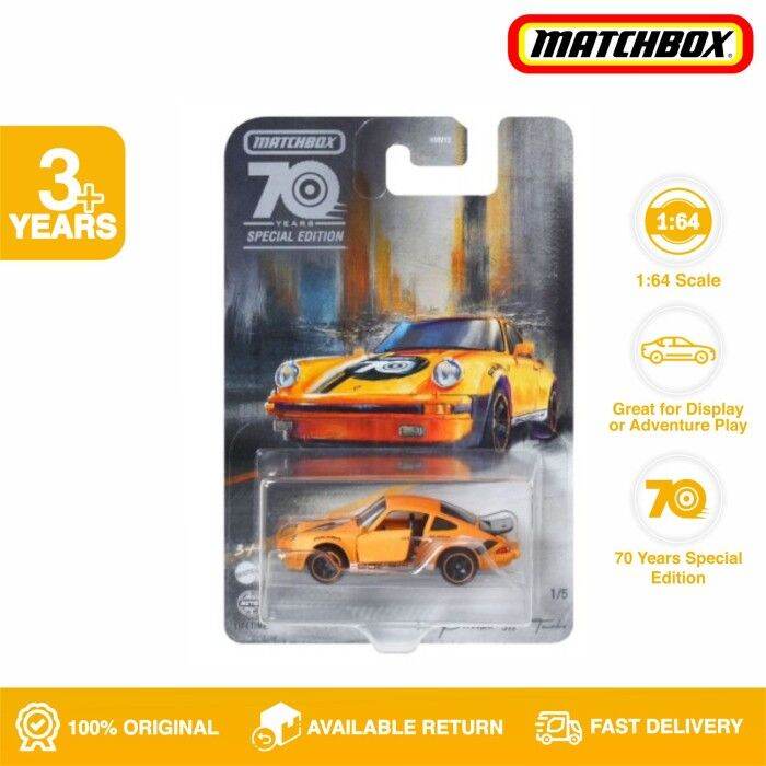 Matchbox 70 Years Special Edition Porsche 911 Turbo - Orange | Lazada ...