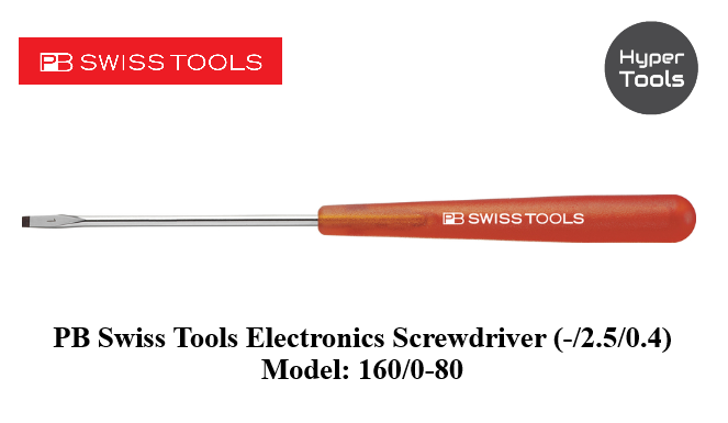 PB Swiss Tools (Switzerland) Electronics Screwdriver (Slotted) (Model: PB 160 Series) | Lazada