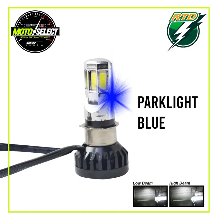 RTD M02M Universal Motorcycle Headlight w/ Built-in Parklight | Moto ...