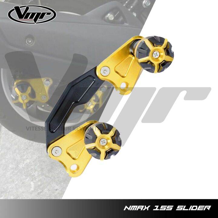 VMR NMAX/Aerox Slider with Axel Cap CNC Quality Alloy Made in Thailand ...