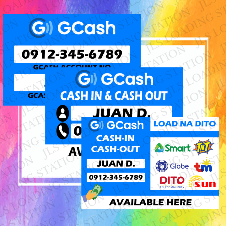 GCASH BUSINESS SIGNAGE (LAMINATED/PVC) | Lazada PH