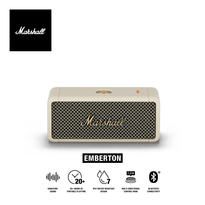 ใหม่เอี่ยมของแท้100% Marshall Emberton Cream รองรับเงินสดในการซื้อของ ...