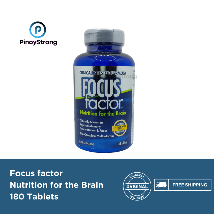 Focusfactor Nutrition for the Brain Dietary Supplement, 180 Tablets ...