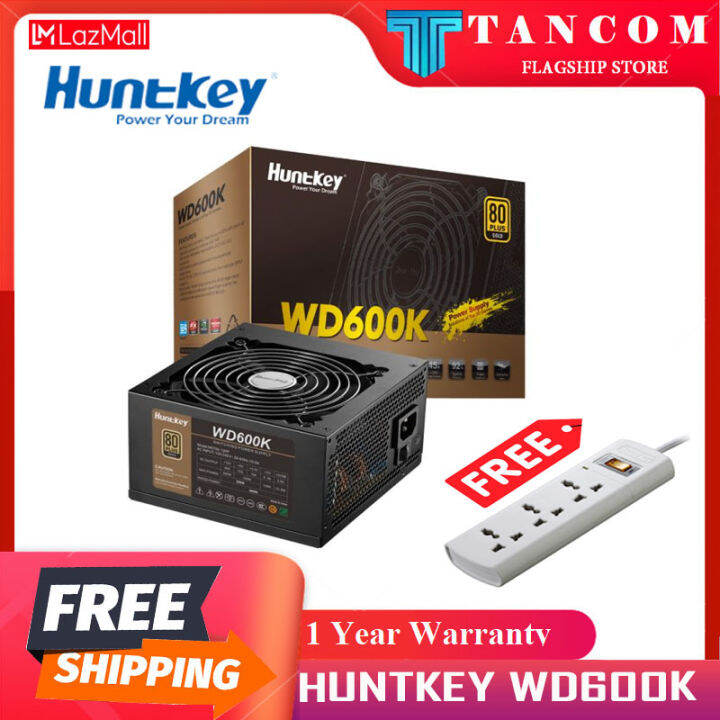 HUNTKEY 600W POWER SUPPLY WD600K | Lazada PH
