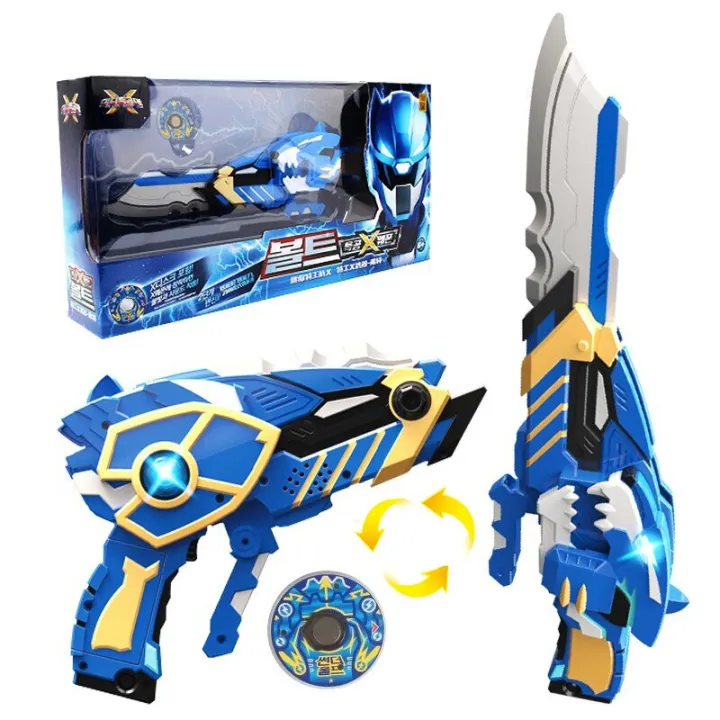 Two Mode Mini Force Transformation Sword Toys With Sound And Light ...