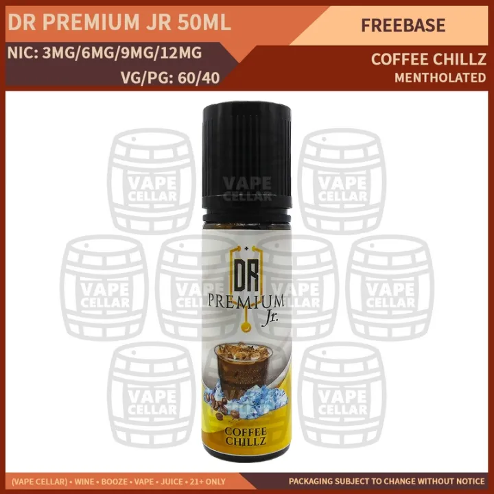 Dr Premium Jr 50ML Coffee Chillz (3MG, 6MG, 9MG, 12MG) | Lazada PH