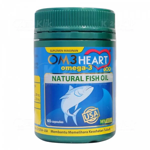 Om3heart OMEGA 3 Fish Oil 60 Kapsul -PRODUK BPOM | Lazada Indonesia
