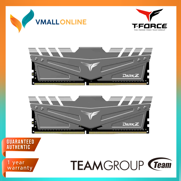 Team Group T Force DARK Z DDR4 GAMING MEMORY 3200 MHZ 16gb Kit 2x8 CL16 ...