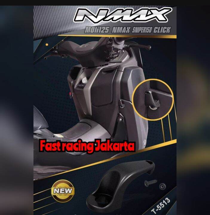 HOOK LUGGAGE GANTUNGAN BARANG STANDAR PABRIK YAMAHA NMAX MIO XRIDE FINO ...