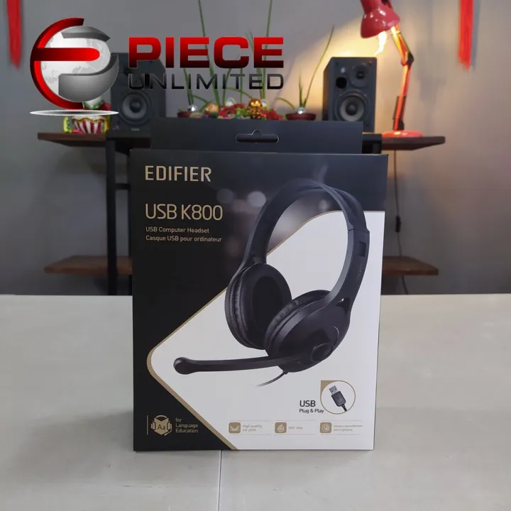 Edifier K800 USB Headset Noise Cancelling Laptop Desktop Online ...