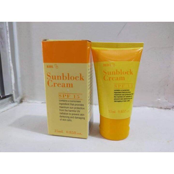 Sunscreen Rdl Sunblock Cream 25ml | Lazada PH