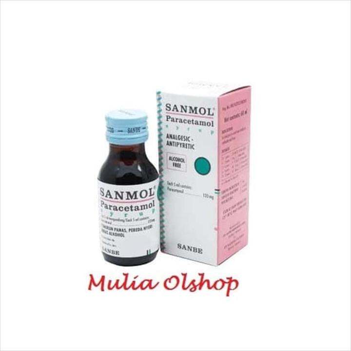 SANMOL Paracetamol Sirup 60 ml | Lazada Indonesia