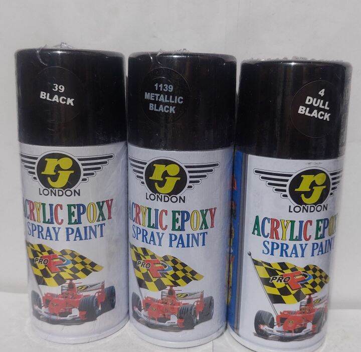 PYLOX/PILOK/PILOX CAT SEMPROT RJ 150cc BLACK /HITAM..DULL BLACK/HITAM ...