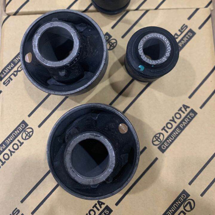 บูชปีกนกล่าง ครบชุด 4ตัว Toyota Vios NCP93 ปี07-13 Yaris NCP91 ปี05-13 สินค้าผลิต ญี่ปุ่น ไม่ใช่ ...