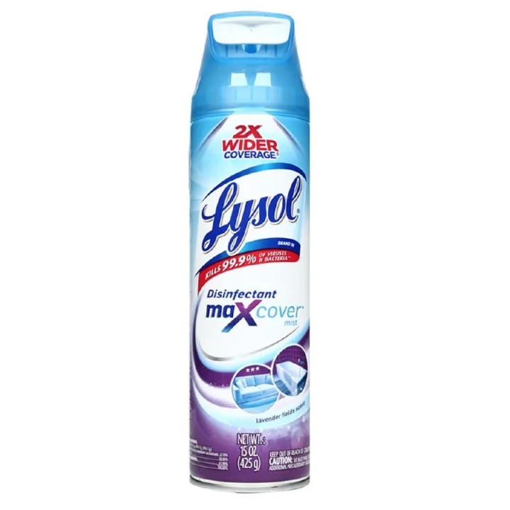 Lysol Disinfectants Spray Max Cover Lavender Fields 425g | Lazada PH