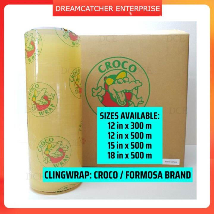 Cling Wrap Food Wrap CROCO / FORMOSA Food Grade 300m or 500m | Lazada PH