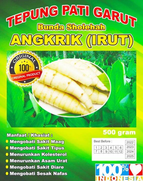 Bubur Tepung pati angkrik untuk gangguan lambung herbal untuk asam ...