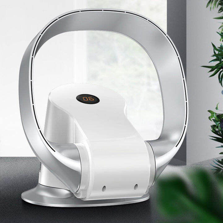 220V Super Quiet Variable Speed Non-Blade Bottom Fan Bladeless Wall Fan ...