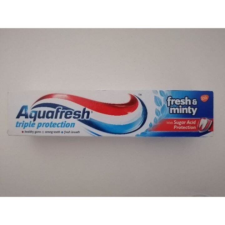 Aquafresh Triple Protection Fresh Minty Toothpaste 100ml | Lazada PH