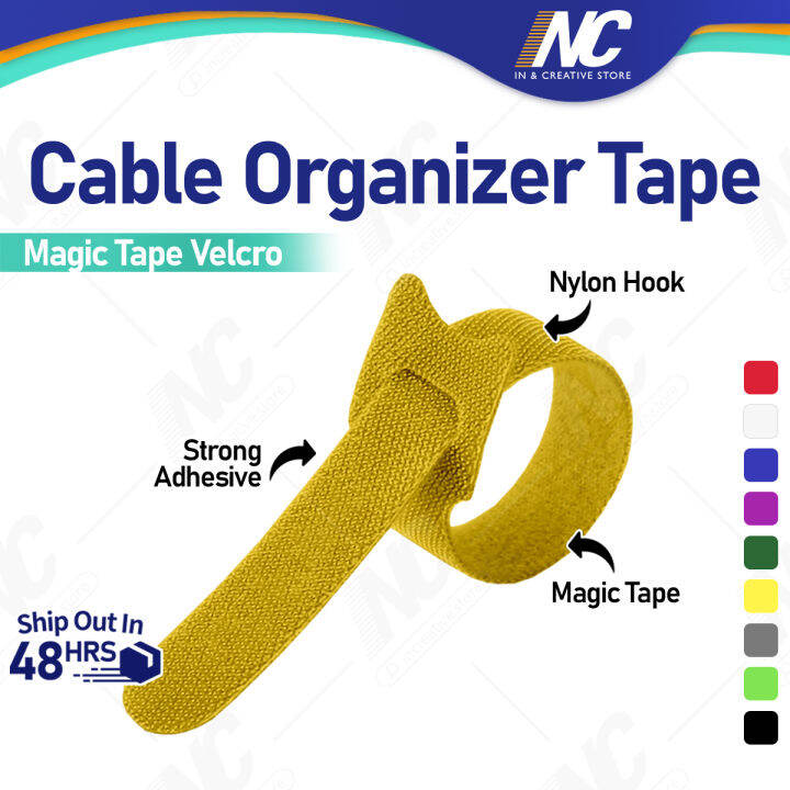 Velcro Magic Tape Cable Organizer Wrapper Wire Protection | Lazada